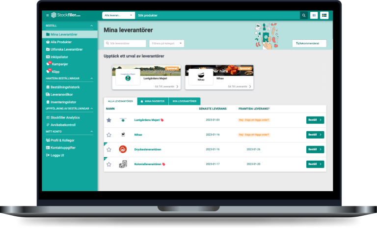 Stockfiller - För enklare externa beställningar