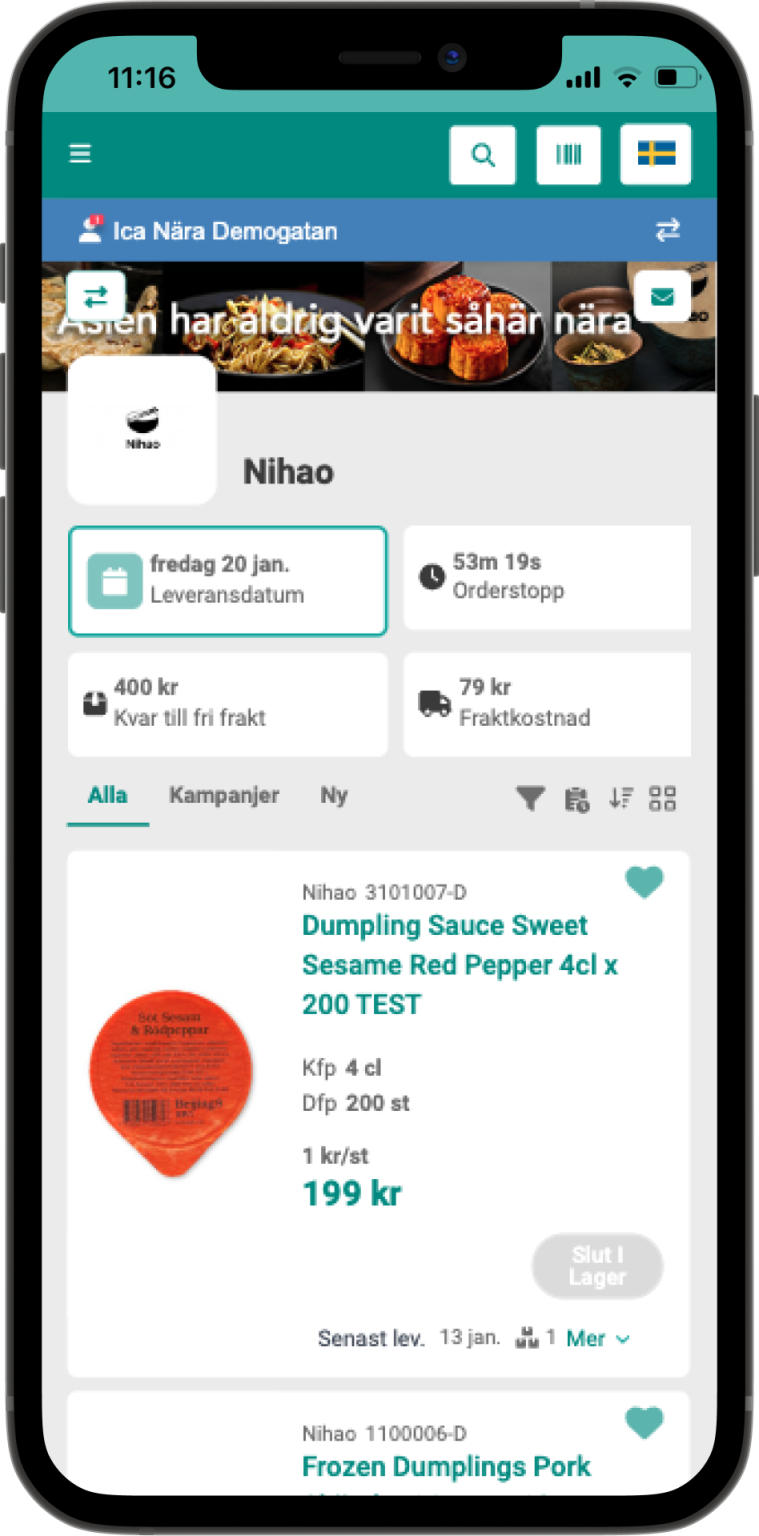 Stockfiller - För enklare externa beställningar